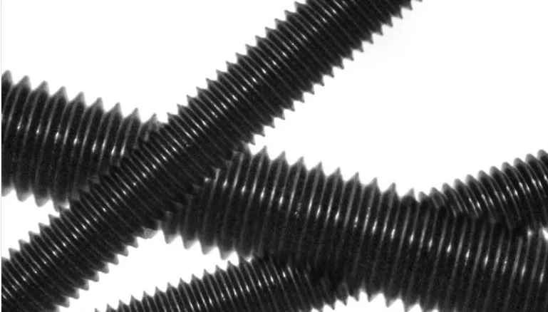 4pcs/lot 8 grade M2 M18*250/500mm black alloy steel threaded bar screws ...