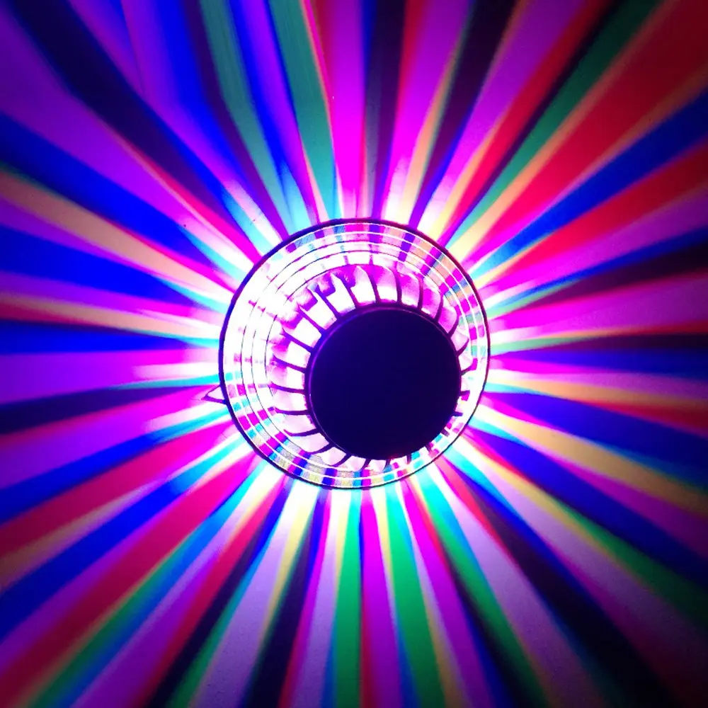 Flower Aluminum Colorful LED Wall Light Colors Switch Control modern ...