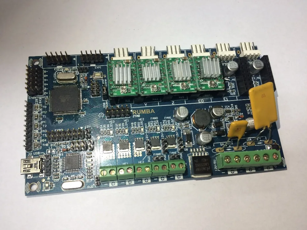 Rumba Board With 6pcs A4988 Driver ;3D Printer Kits RepRap Rumba Board ...