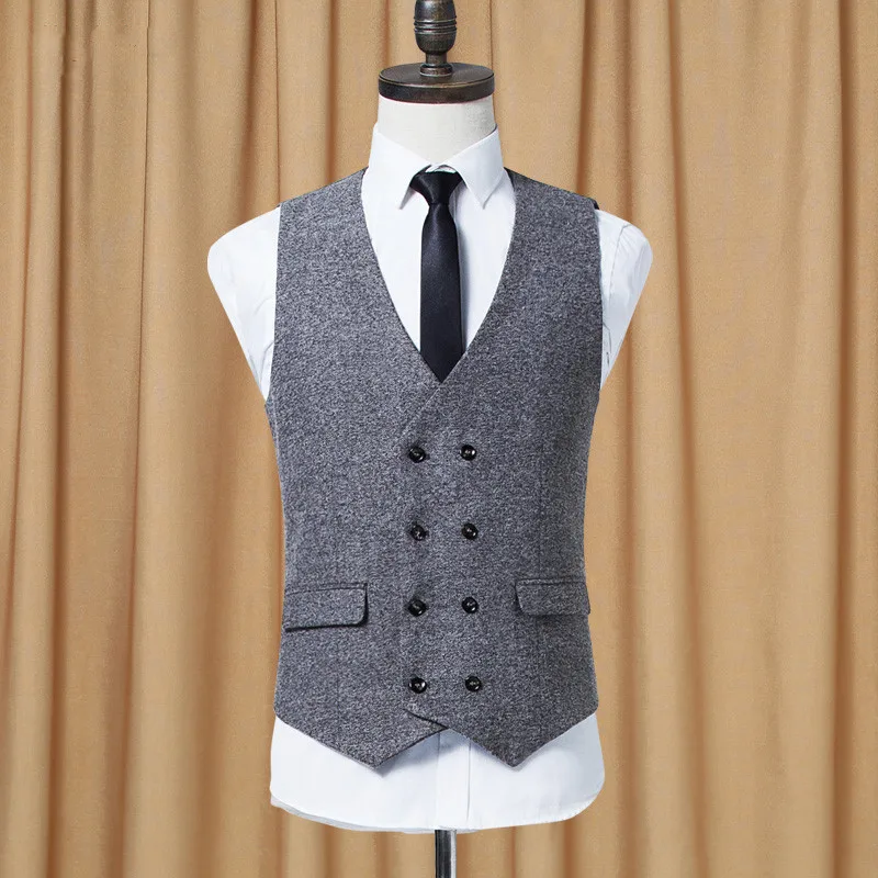 2017 New Arrival Dress Vests For Men Slim Fit Mens Suit Vest Male