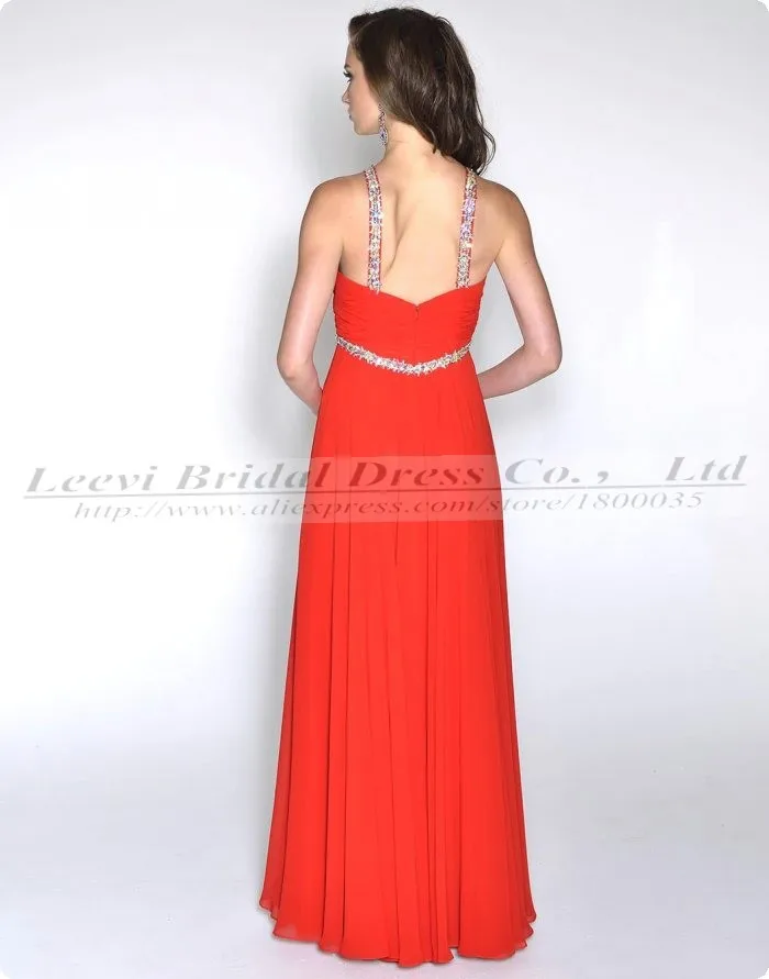 Red Grecian Prom Dresses