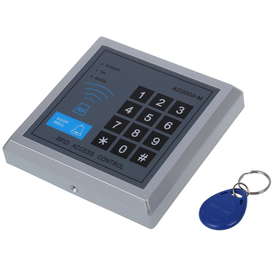 RFID Proximity Entry Door Lock Access Control System + 10 Key Fobs ...