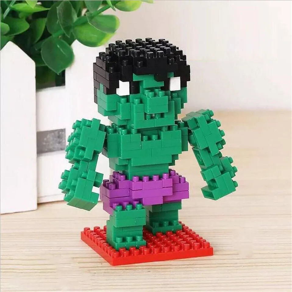 Nanoblock Micro Blocks Avengers Endgame Super Heroes Captain America ...