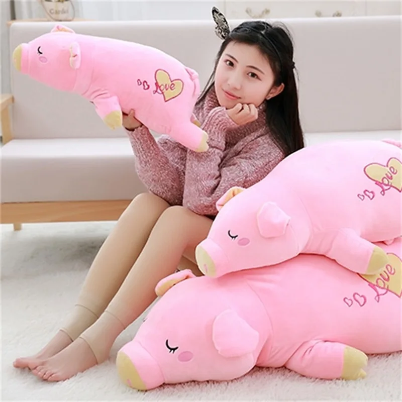 Direct deal pink pig giant plush doll pig toys for children gift High ...