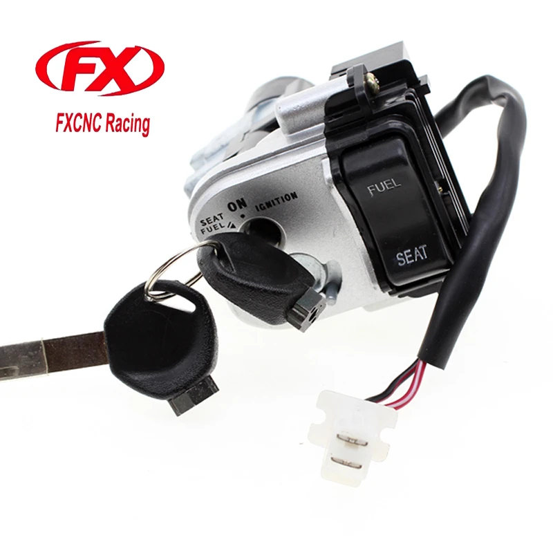 Stacyjka Blokady Z Kluczami Zestaw Stacyjka Motocyklowe CNC Dla HONDA ...