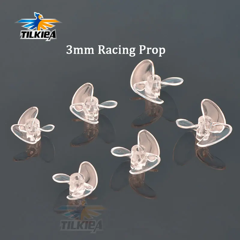 1 pc Transparent High Speed 3mm Prop RC Boat 3 Blades Propeller High ...