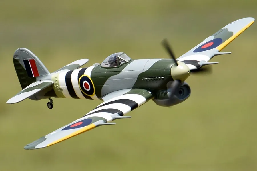 Fms 1100mm 1.1m Hawker Typhoon 6ch With Flaps Retracts 3s Epo Pnp Rc ...
