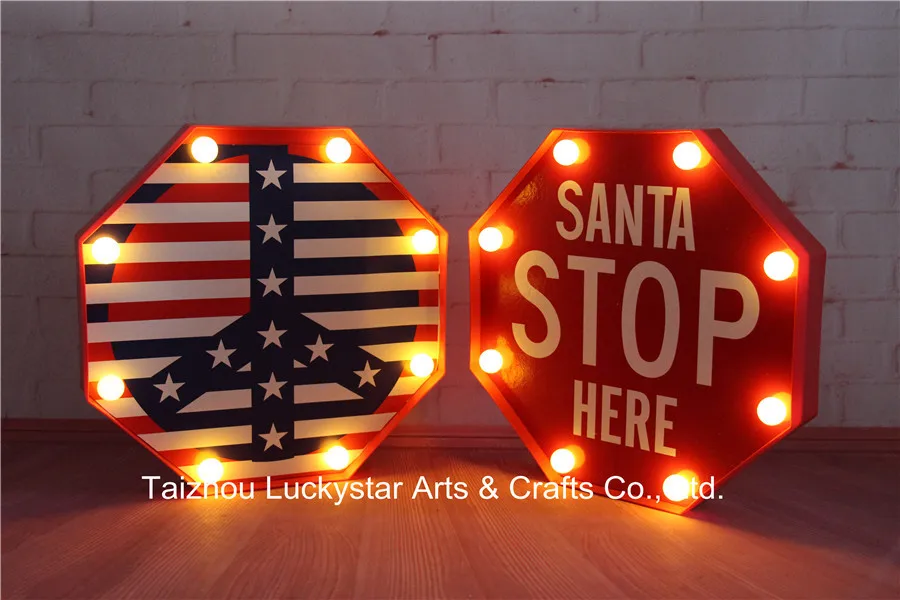 12" LED Marquee Sign LIGHT UP Vintage Plastic night light wall lamps ...