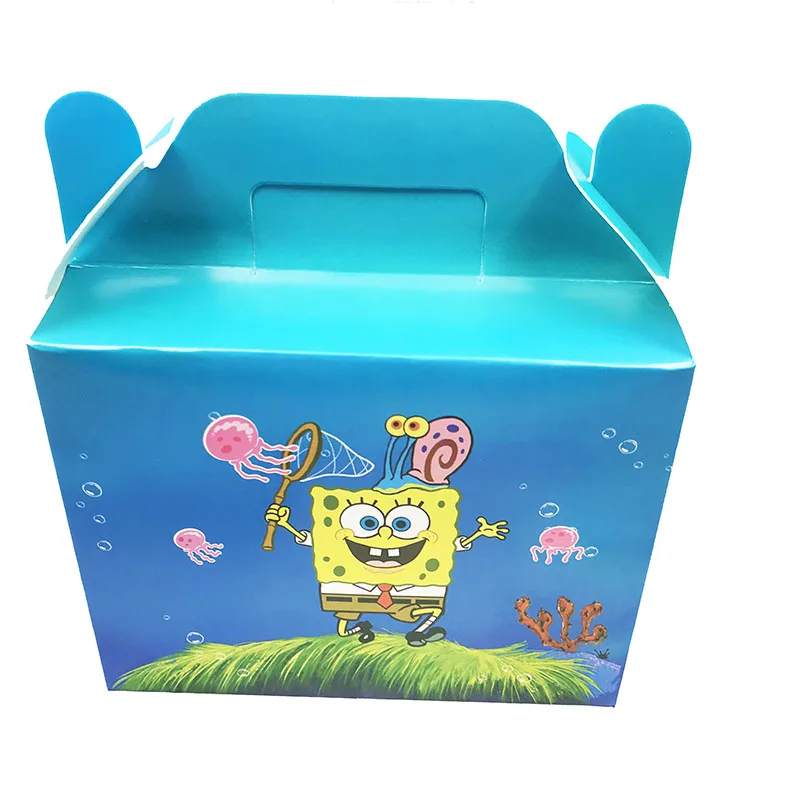 12pcs/lot SpongeBob theme candy boxes SpongeBob theme birthday party ...