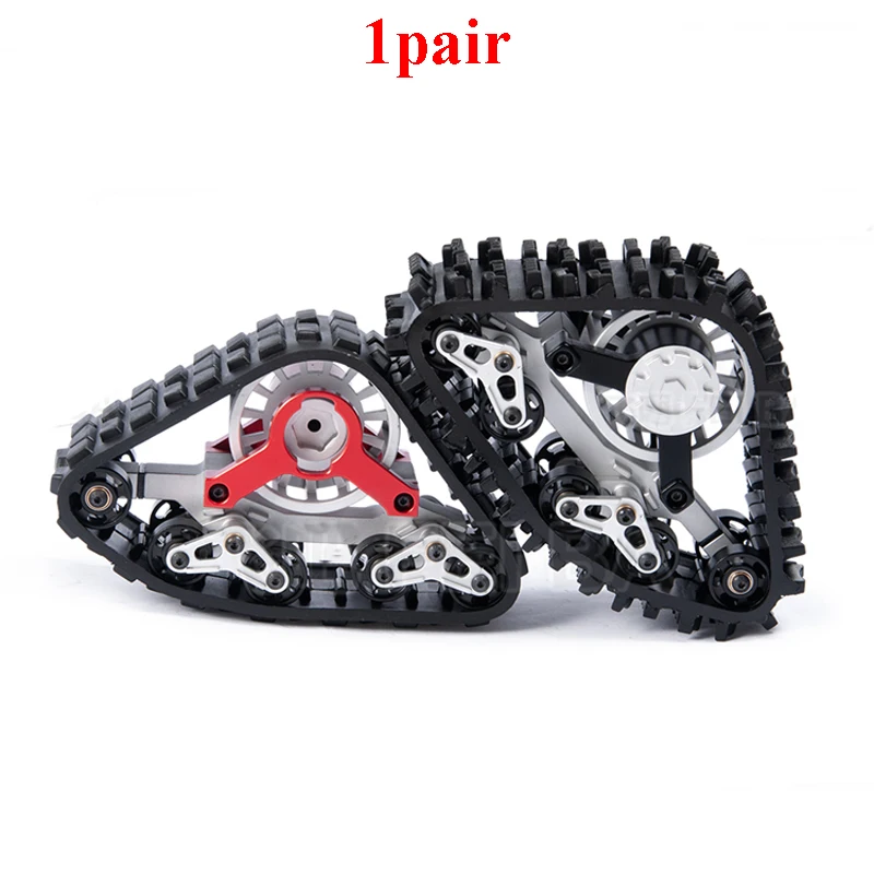 1Pair Tire Snow Track Wheel Wheels Sandmobile Conversion Adapter for RC ...