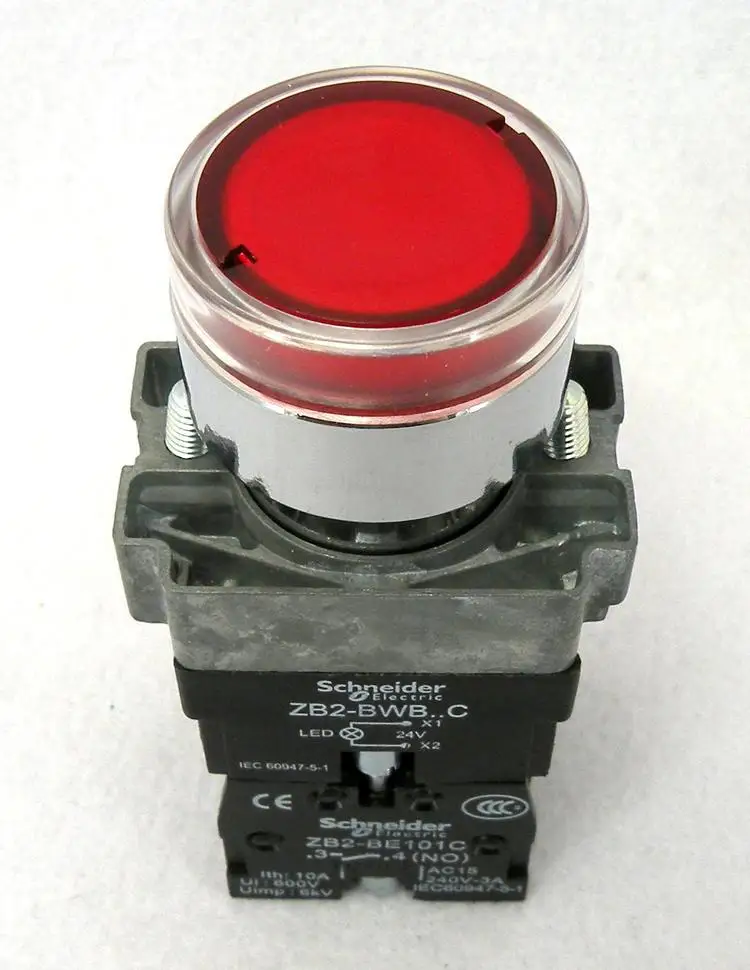 원래 슈나이더 조명 푸시 버튼 스위치 XB2 BW34B1C ZB2 BE101C|button momentary switch|button shawlbutton dimmer ...