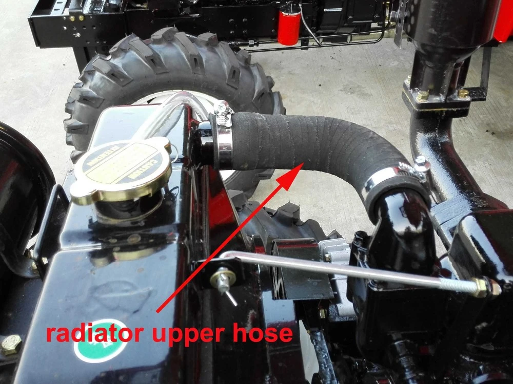 Y385.108 RADIATOR UPPER HOSE for JINMA/JM 18 28HP Tractors|hose|hose ...