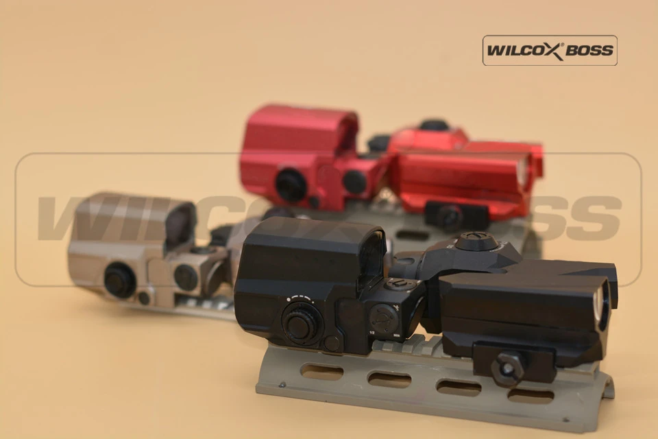 New Dual-enhanced View Optic D-evo Reticle Rifle Scope Magnifier With ...