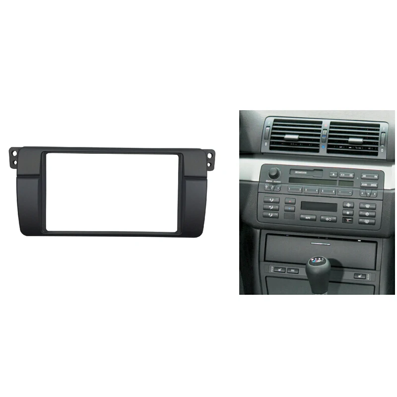180*105mm Opening For BMW 3 Series E46 Double Din Fascia Radio DVD ...