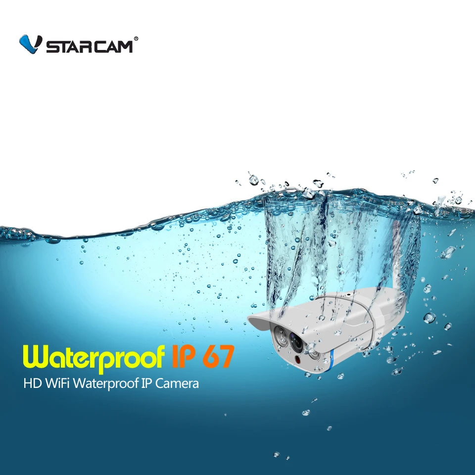 IP67 Waterproof CCTV Camera outdoor use IR Cut support 64G TF Card APP ...