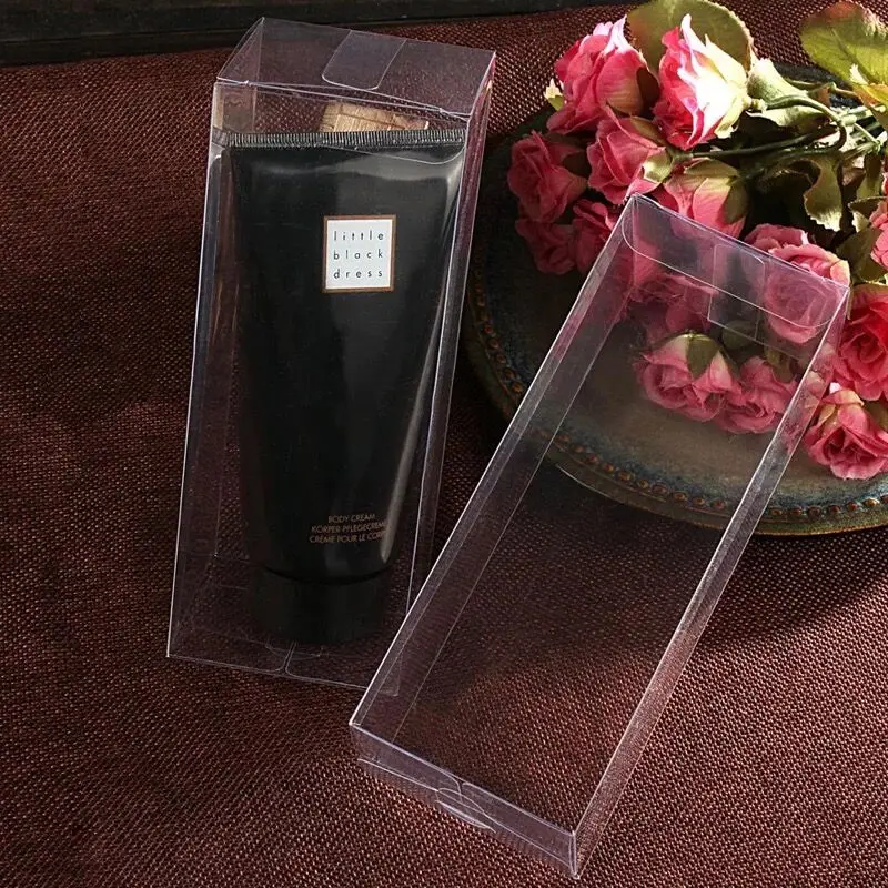 4*4*10CM box pvc transparent packaging/ clear plastic PVC packing boxes ...