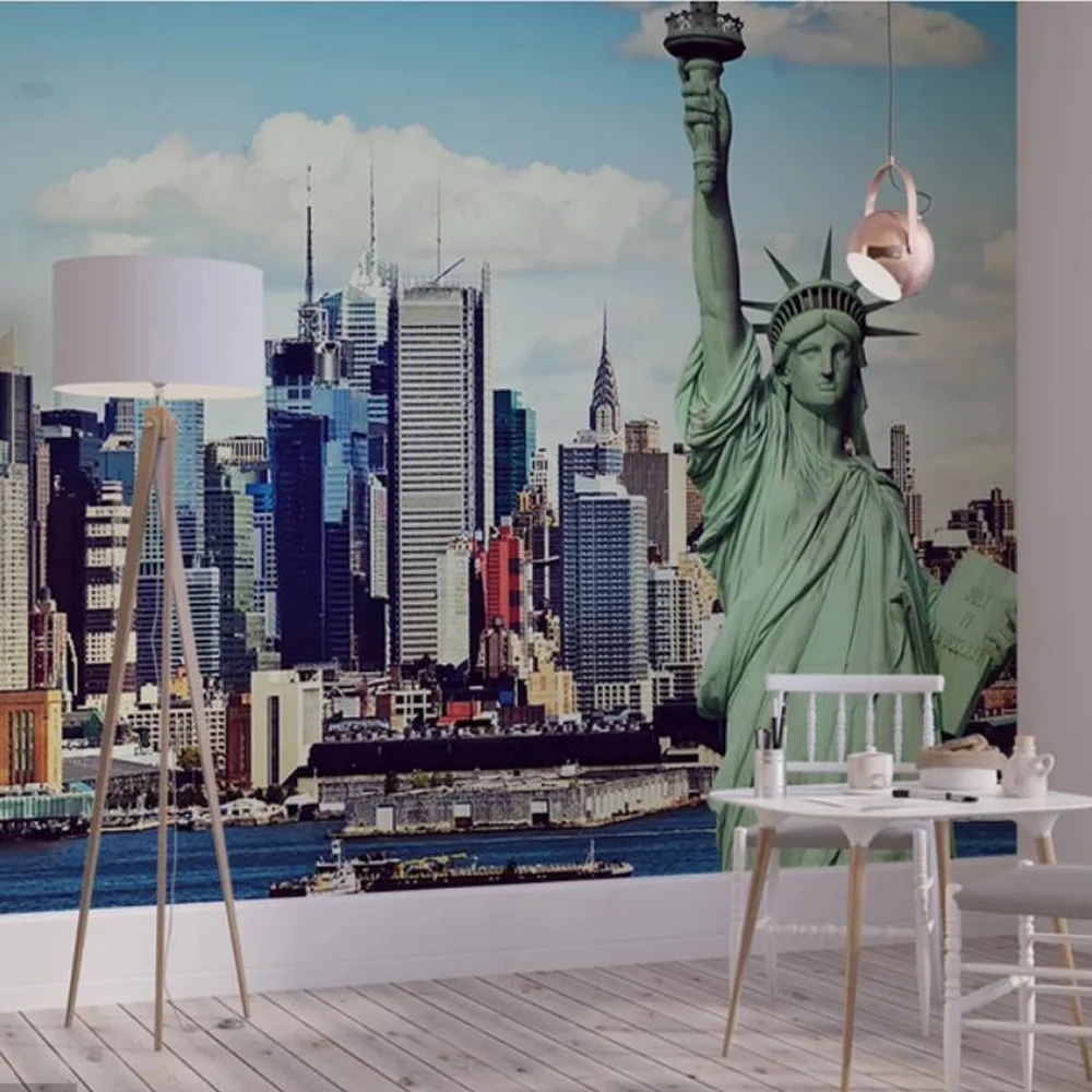 Statue Of Liberty Mural Wallpaper