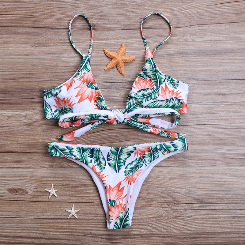 Bikini Set 2018 Women Sexy Bandage Swimwear Swimsuit Micro Biquini