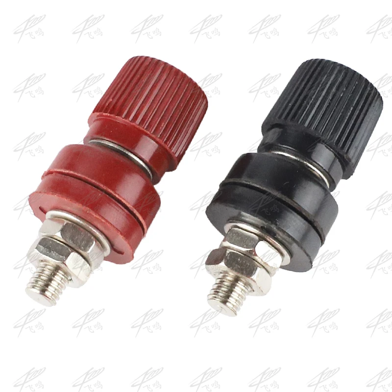 Plastic Shell M6 Male Threaded Diameter Binding Post Terminal 2 Pcs 6MM ...