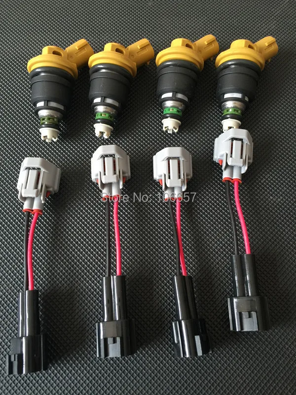 HIgh-performance-550cc-yellow-side-feed-fuel-injector-for-Nissan ...