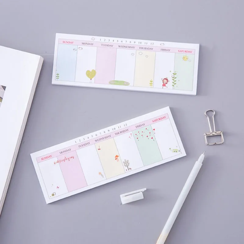 40 long notes sticky notes cute stickers small stickers cartoon sticky ...