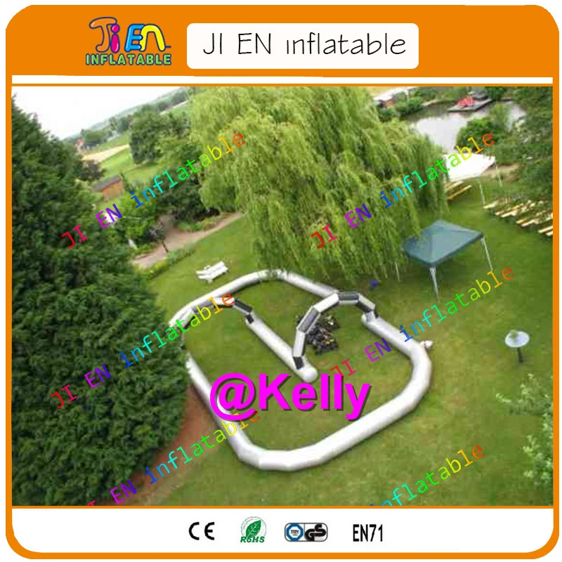 free air shipping inflatable air track for gokart race, portable ...