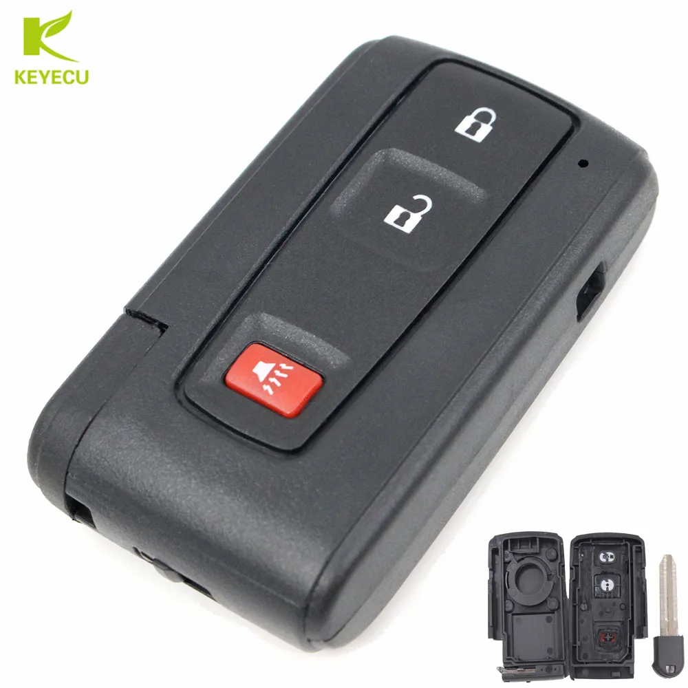 KEYECU-2PCS-New-Keyless-Smart-Remote-Key-Shell-Case-Fob-2-1Button-for ...
