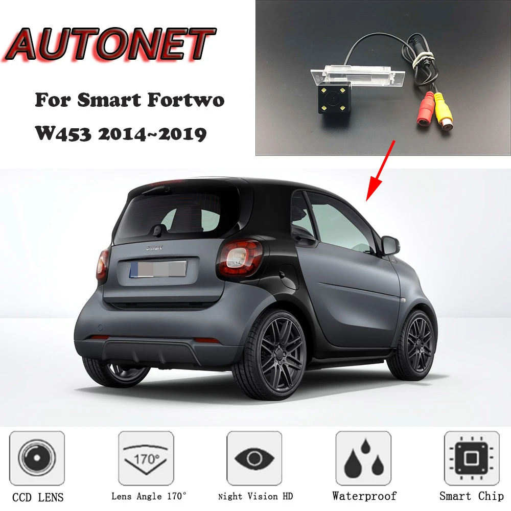AUTONET Backup Rear View camera For Smart Fortwo W453 2014 2015 2016 ...