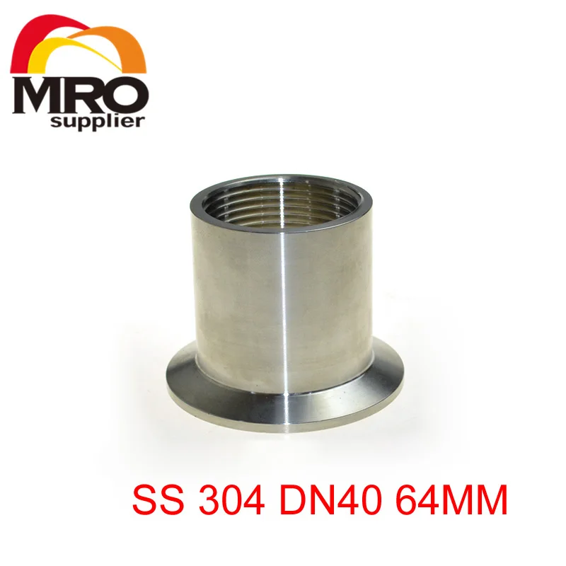 1 1/2" DN40 Sanitary Quick Install Female Threaded Ferrule Pipe Fitting ...