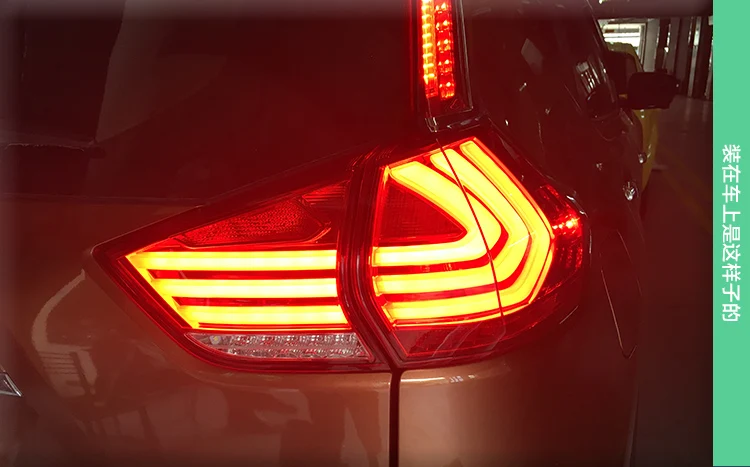 Nissan X-Trail Tail Lights 2014-2017 Rouge Led Tail Lamp Light Drl ...