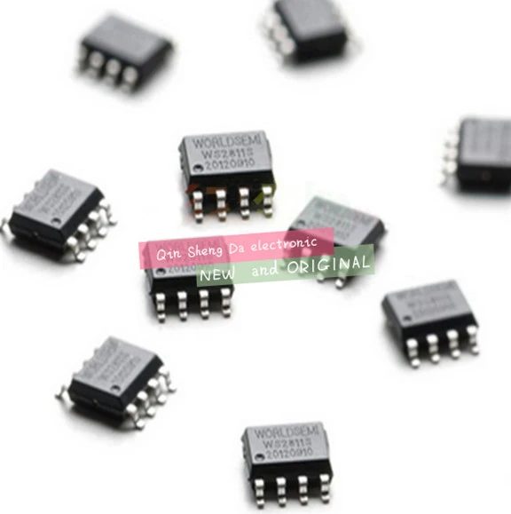 Original 100 pcs WS2811S 2811 WS2811 2811S chip LED SOP 8 driver chip ...