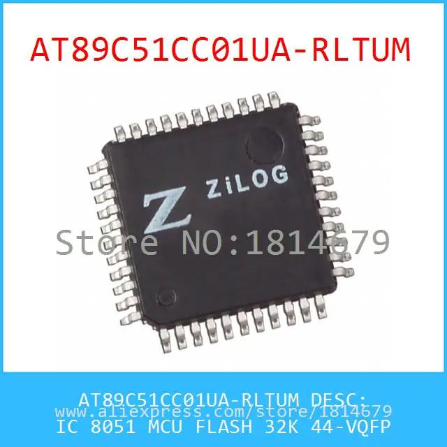 1 Unids/lote AT89C51CC01UA RLTUM AT89C51 89C51 IC 8051 MCU FLASH 32 K 44 VQFP|ics certification ...