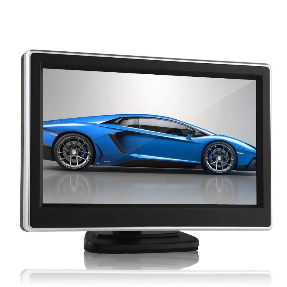 5 Inch Color TFT LCD Digital Panel Car Rear View Parking Monitor 2 ...