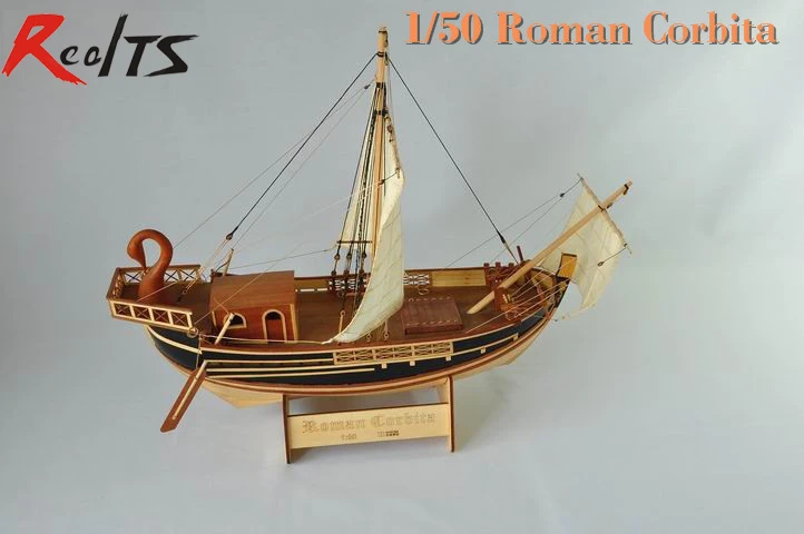 Classic Roman Empire merchant ship model Scale 1/50 Roman Corbita Trade ...