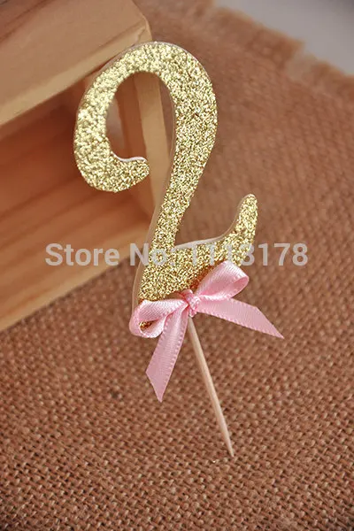 Birthday-Decorations-Glitter-Gold-Number-Cupcake-Topper-gold-birthday ...