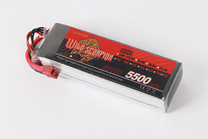 wild-scorpion-5500mah-6s-22-2V-60C-max-120C-remote-control-lipo-battery ...
