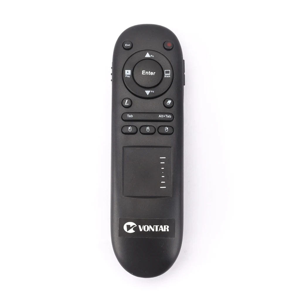 VONTAR Multifunctional 2.4G Wireless air mouse RF Laser Pointer ...