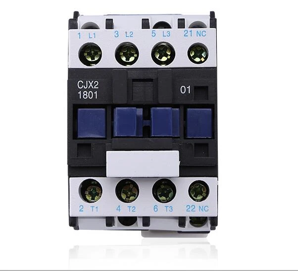 LC1D AC Contactor CJX2 1801 18A NC 3 Phase DIN Rail Mount Electric Power Contactor 24V 36V 110V ...