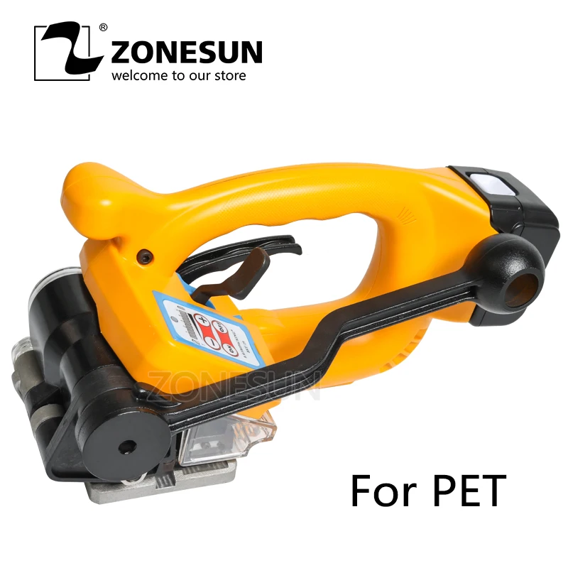 ZONESUN PET strapper Battery Power Strapping machine Electric Plastic ...