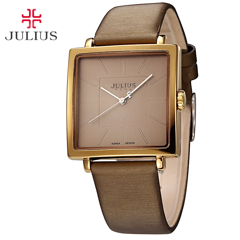 Top Julius Lady Women's Watch Elegant Simple Square Fashion Hours Dress ...