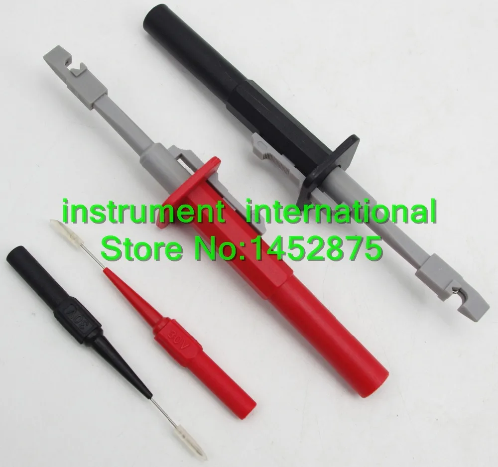 Multimeter Test Probe Full Insulated Heavy-duty Insulation Piercing ...