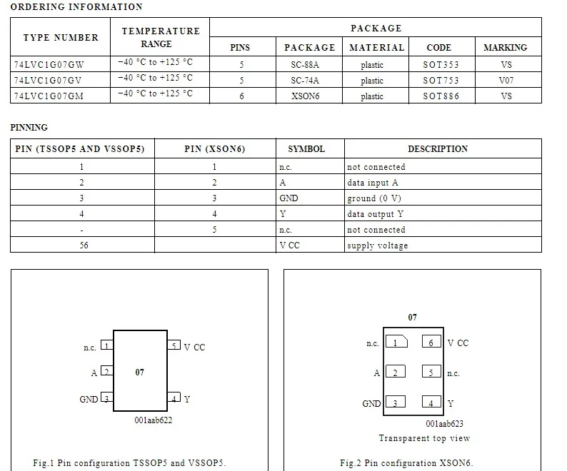 100 шт./лот 74LVC1G08GV 74LVC1G08GM 74LVC1G07GV 74LVC1G07GM 74LVC1G32GW ...