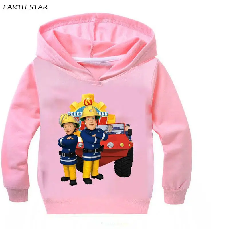 Fashion Fireman Sam Hoodies Coats Kid Boy Girl Cotton 2018 Spring ...