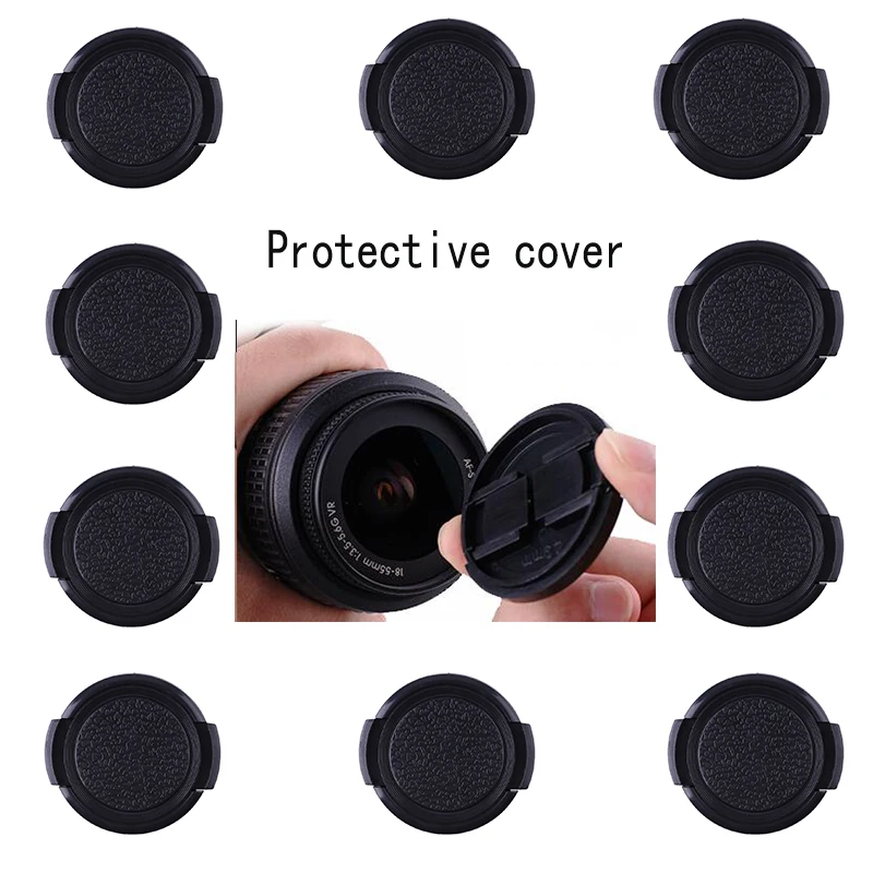 10pcs 52mm Side Pinch Snap On Front Lens Cap Cover for Canon Nikon ...