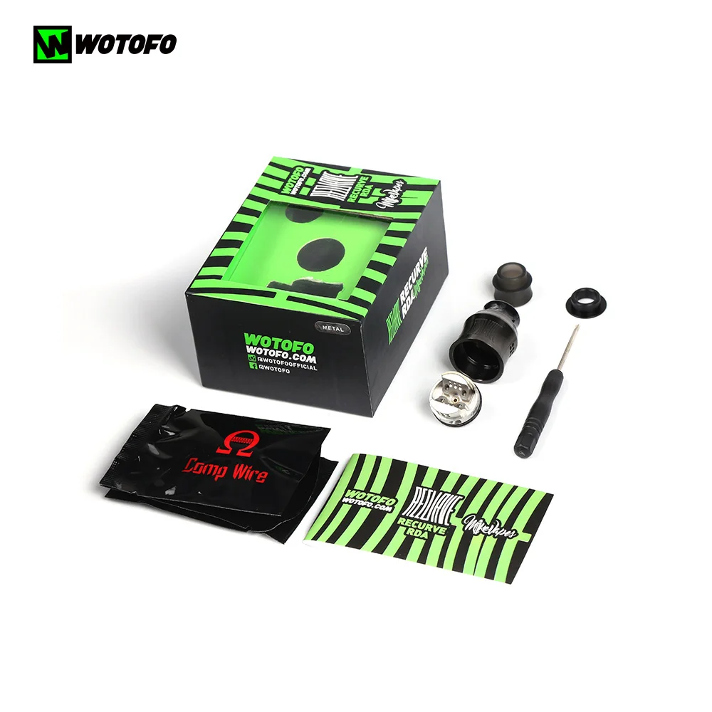 Big SALE Original Wotofo Recurve RDA 24mm Vape Tank Vaporizer ...