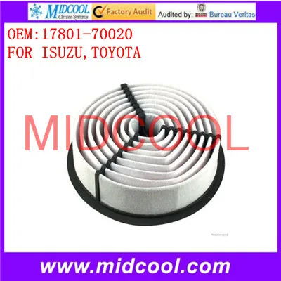 High Quality Air Filter OEM:17801 70020|oem mobile|filter ...