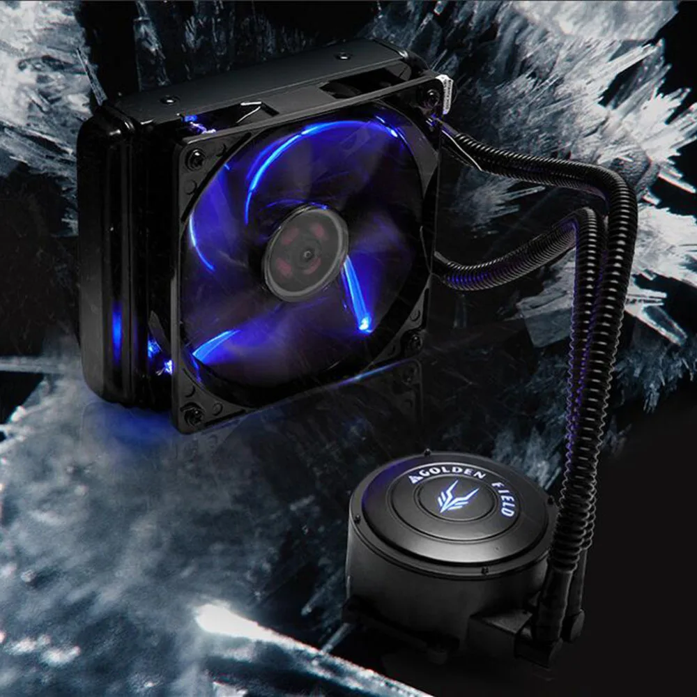 Cpu Water Tank Pump system set with 120p 12cm led fan radiator|water ...