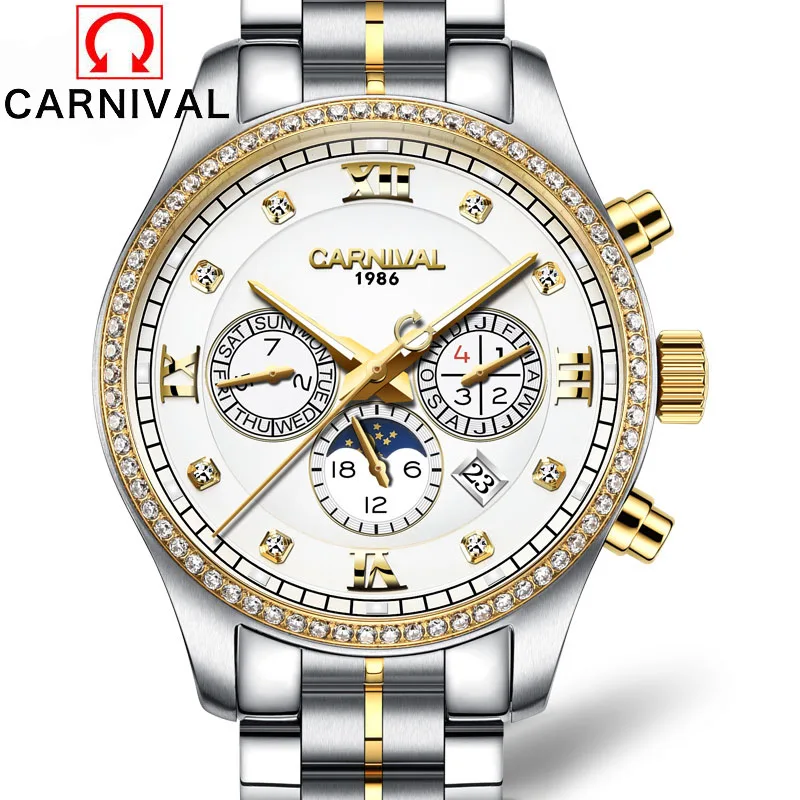 Carnival-Luxury-Brand-Multi-function-6-Hands-Mechanical-Watch ...