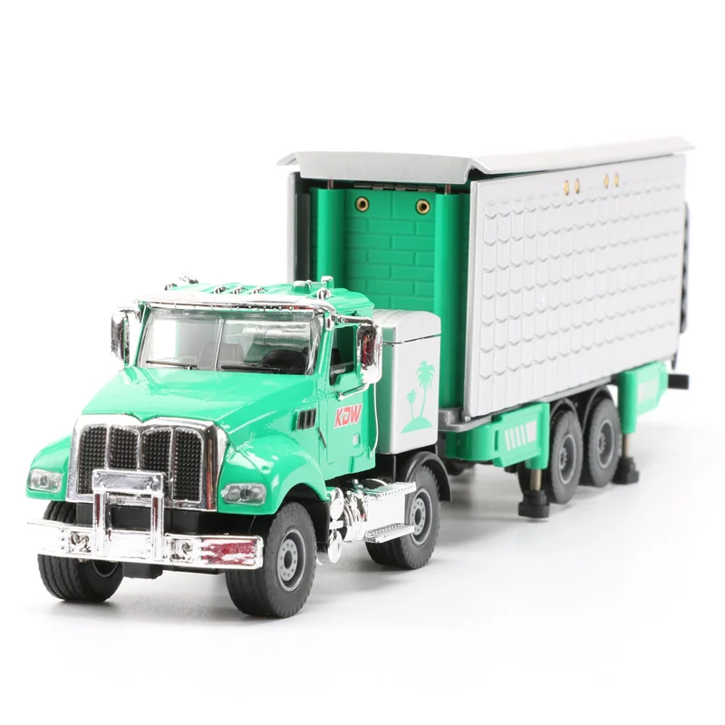 KDW 1:50 Double Layer Transformation Touring Car Toy Alloy Caravan ...