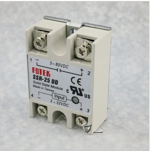 solid state relay SSR 25DD 25A DC 3 32V TO DC 5 80V SSR 25DD relay ...